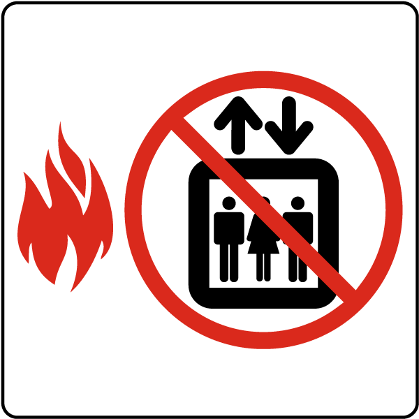 Do Not Use Elevator In Case Of Fire Sign A5359 By SafetySign