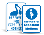 Reserved Parking Signs