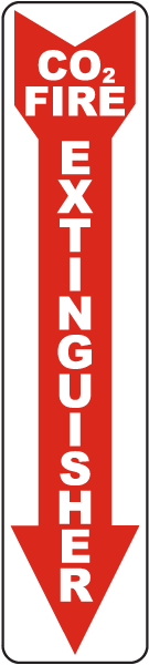 CO2 Fire Extinguisher Label - Get 10% Off Now