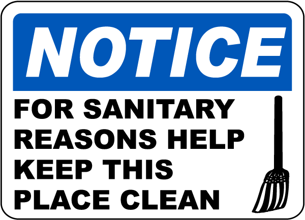 Clean Your Room Sign