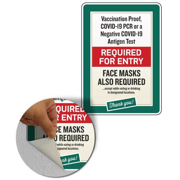 Vaccination Proof, Covid-19 PCR or Negative Test Required for Entry ...