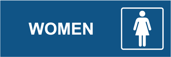Women Restroom Sign - Claim Your 10% Discount