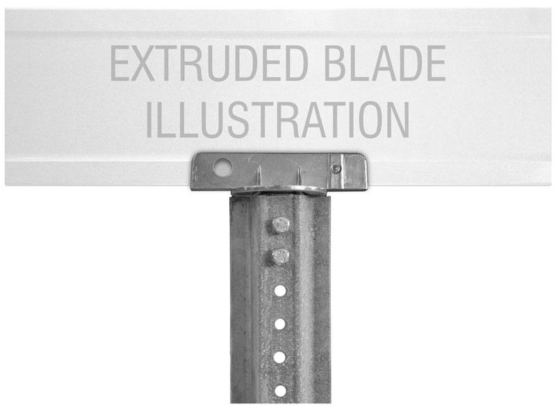 180 Degree U-Channel Post Bracket For Extruded Blade Street Sign STEXT3