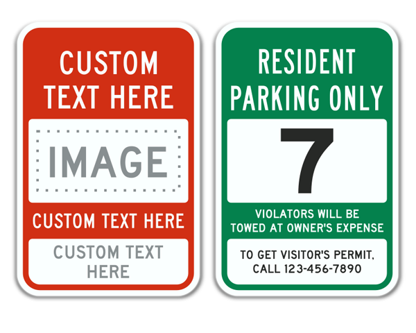 Reserved Space Parking Sign - Save 10% Instantly