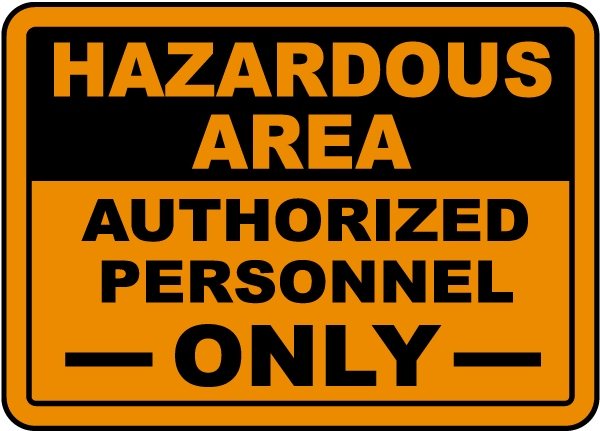 Authorized Employees Only Sign F3727 - by SafetySign.com