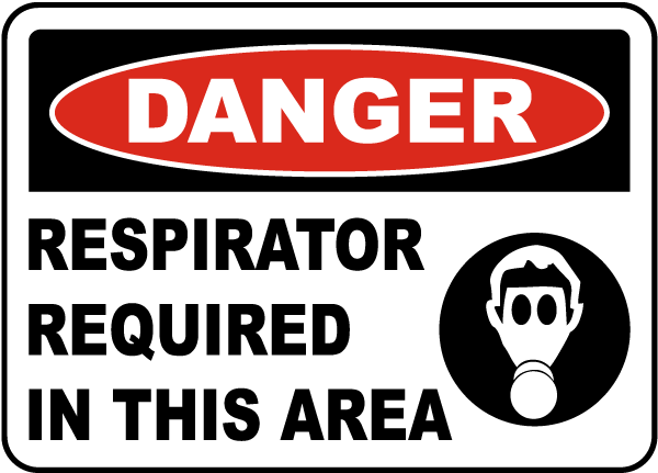 Respirator Required In This Area Sign I4426 - by SafetySign.com