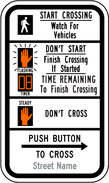 Custom Traffic Signal Sign - Save 10% Instantly