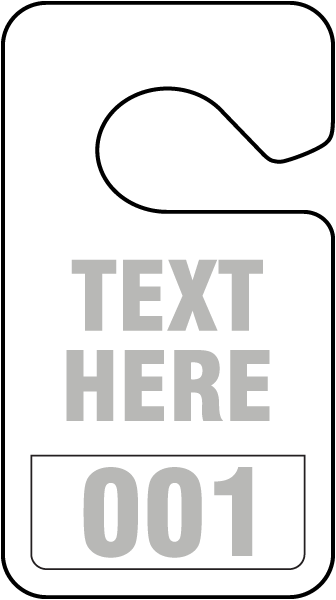 Custom Parking Permit Hang Tag