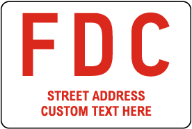 Fdc Sign Printable