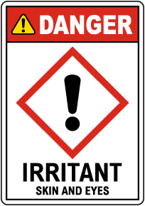 Danger Gasoline Highly Flammable Liquid & Vapor GHS Sign G5118 - by ...