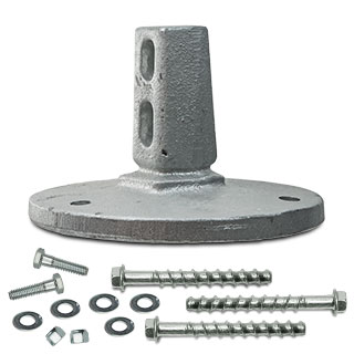 U-Channel Surface Mount Post Base | In Stock & Ready to Ship